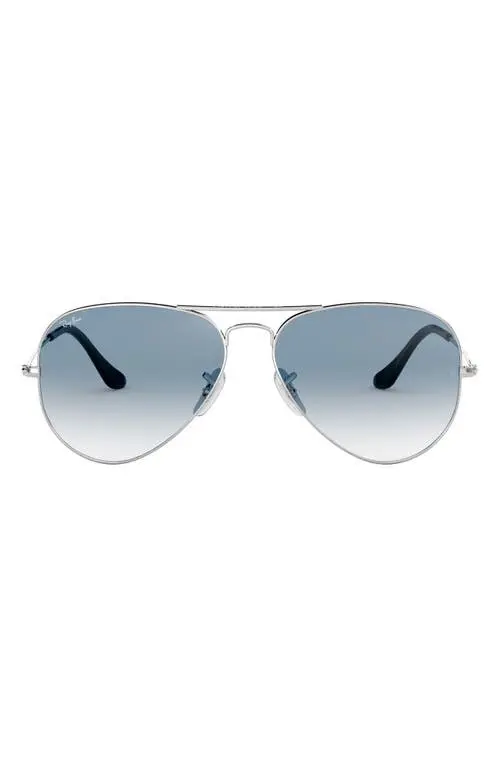 Ray-ban 58mm Gradient Aviator Sunglasses