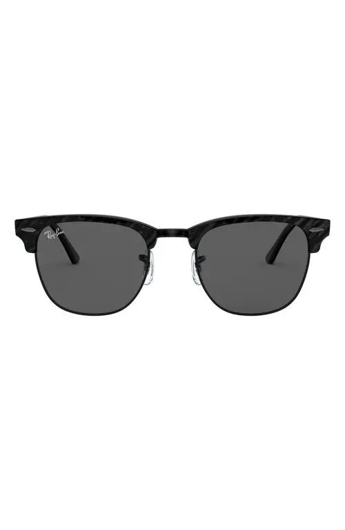 Ray-ban 49mm Square Sunglasses - Black/ Dark Grey