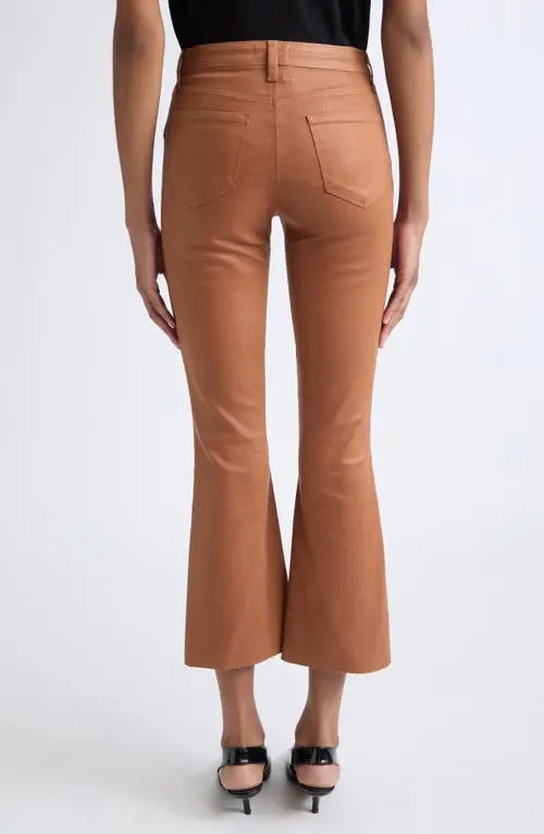 L'AGENCE Selma High-waist Boot-cut Jeans - Java Coated