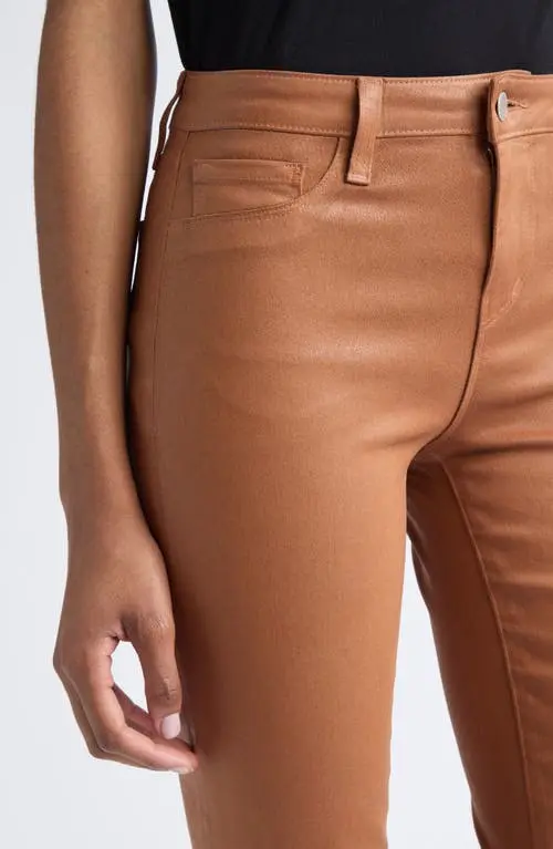 L'AGENCE Selma High-waist Boot-cut Jeans - Java Coated