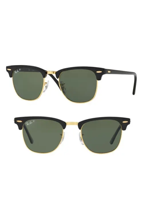 Ray-ban Classic Clubmaster Sunglasses - Polar Black