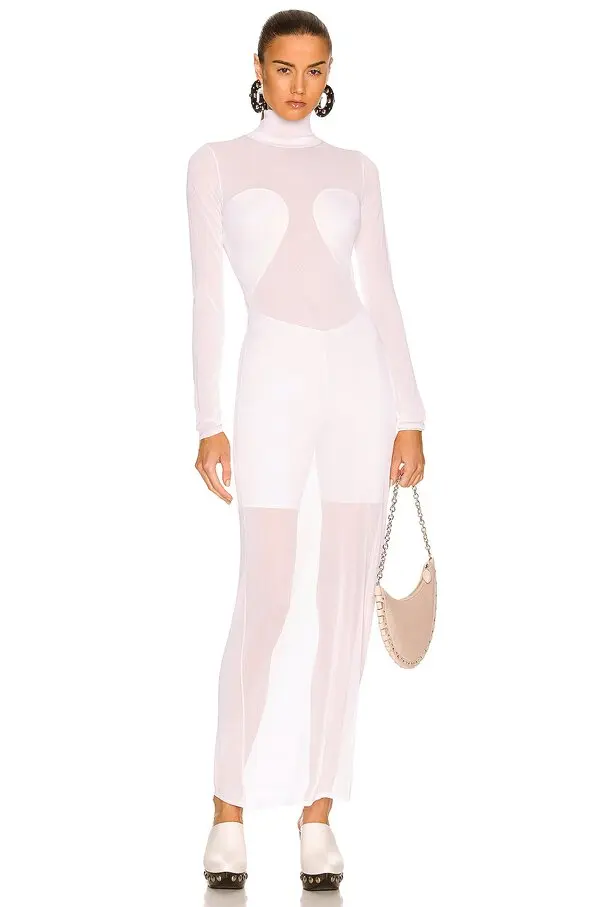 Alaïa Second Skin Biker Short Romper