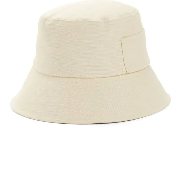 Lack Of Color Cotton Canvas Bucket Hat - Cream