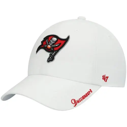'47 Tampa Bay Buccaneers Miata Clean Up Logo Adjustable Hat - White