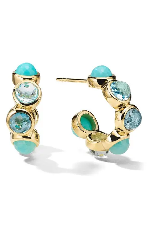 Ippolita Lollipop Waterfall Hoop Earrings - Green Gold