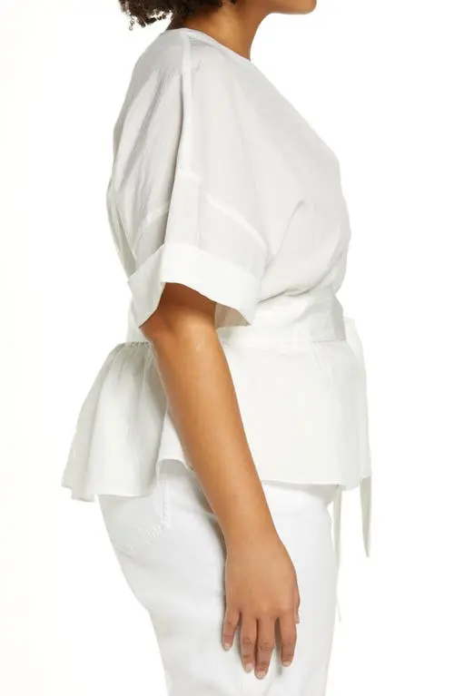 Vince Tie Waist Blouse