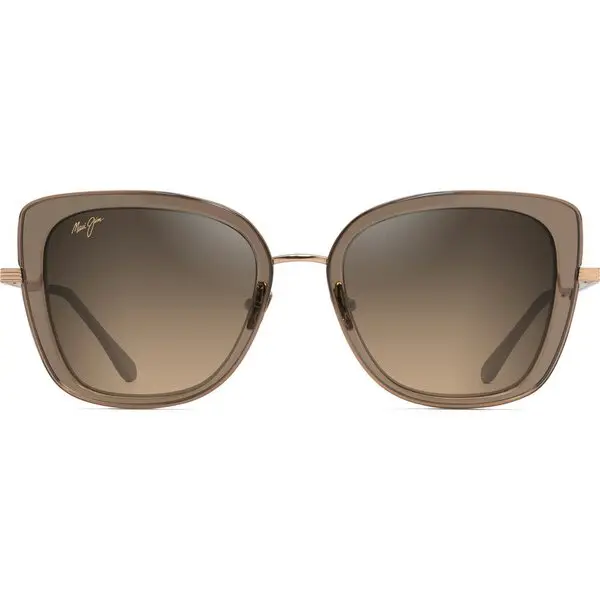Maui Jim Violet Lake Sunglasses - Transparent Taupe With Gold