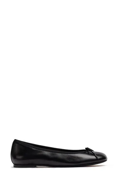 JON JOSEF Barcelona Ballet Flat - Black Leather