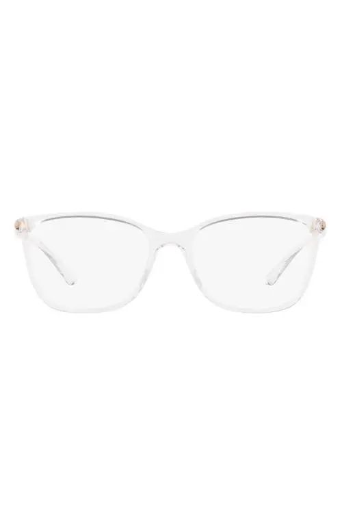 Dolce & Gabbana 54mm Rectangular Eyeglasses - Clear