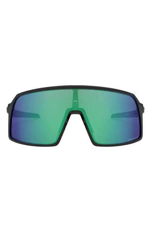 Oakley Sutro Prizm Shield Sunglasses - Polished Black/prizm Jade
