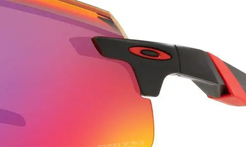 Oakley 136mm Prizm™ Wrap Shield Sunglasses - Black