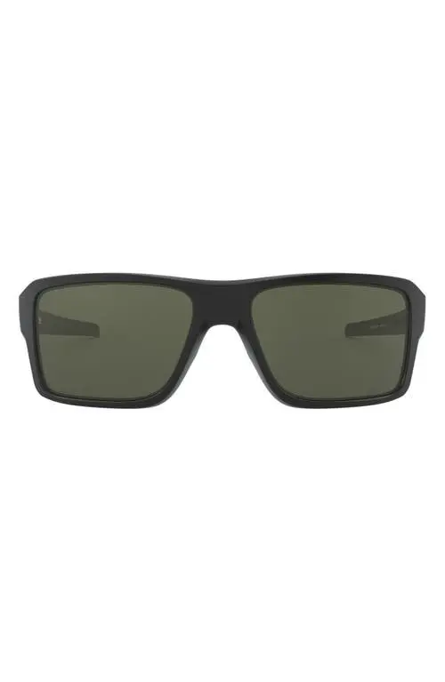 Oakley Double Edge Rectangular Sunglasses - Black