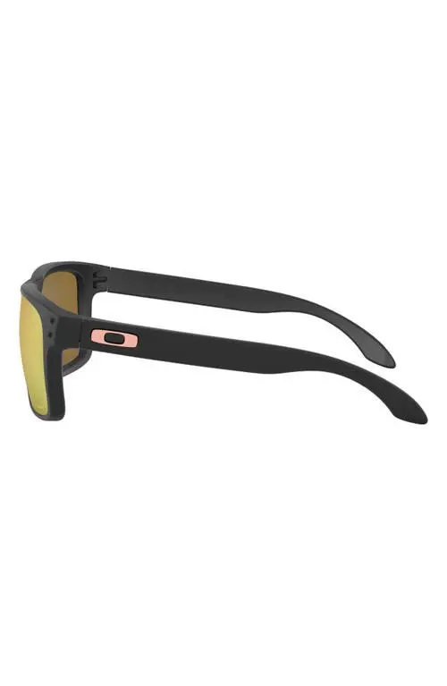 Oakley 56mm Prizm™ Square Sunglasses - Rubber Black