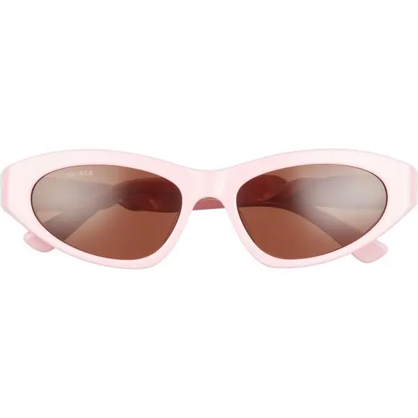Balenciaga 54mm Cat Eye Sunglasses - Pink