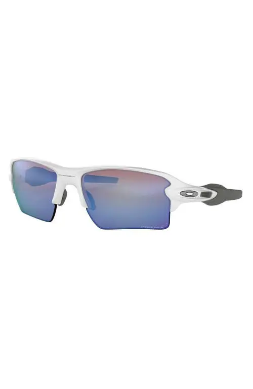 Oakley Flak® 2.0 Xl Prizm™ Polarized Rectangular Sunglasses - White