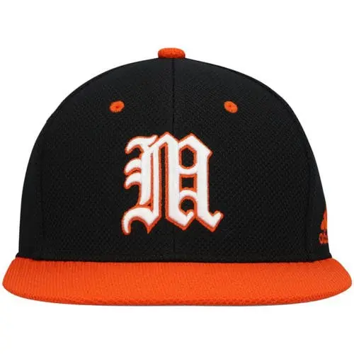Adidas Miami Hurricanes On-field Baseball Fitted Cap