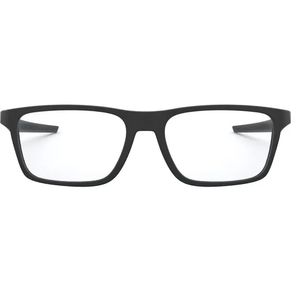 Oakley Port Bow Rectangular Eyeglasses - Shiny Black