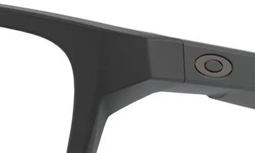 Oakley Port Bow Rectangular Eyeglasses - Shiny Black