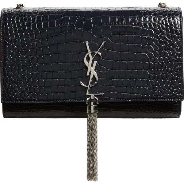 Saint Laurent Medium Kate Tassel Crossbody Bag - Deep Marine