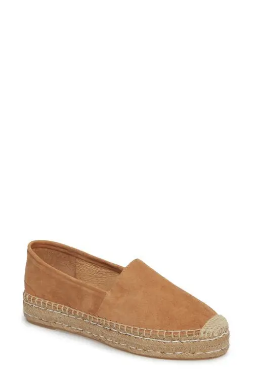 PATRICIA GREEN Abigail Espadrille Slip-on - Camel Leather