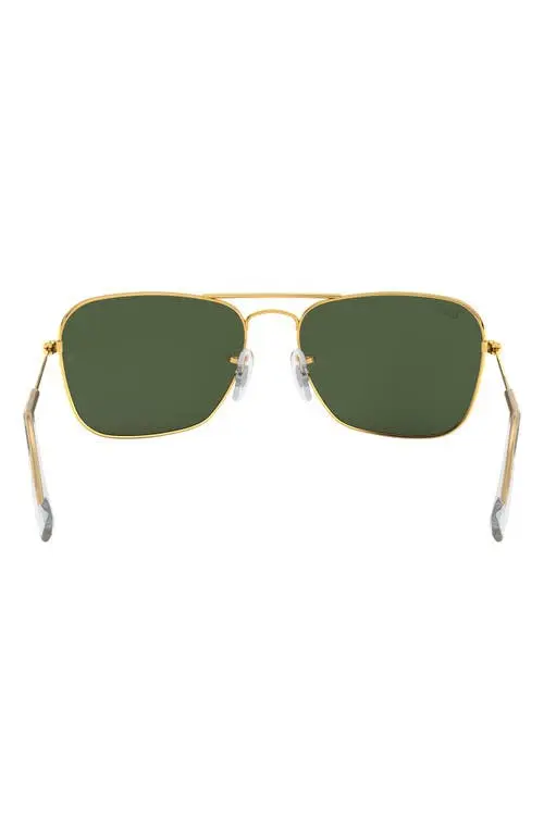 Ray-ban Caravan Aviator Sunglasses - Gold