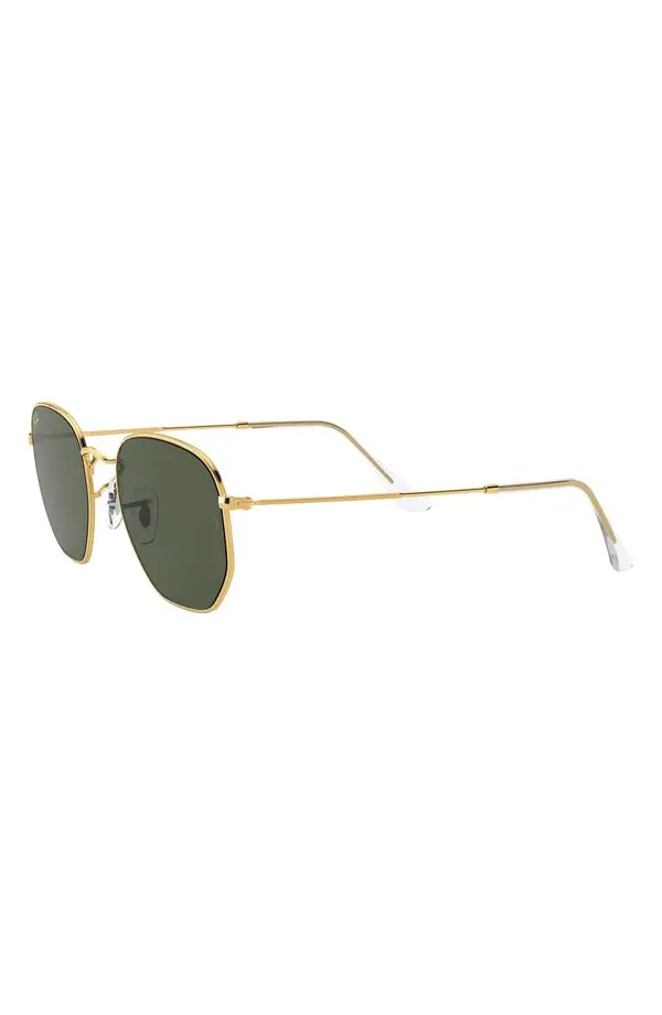 Ray-ban 51mm Round Sunglasses - Gold Legend/ Green