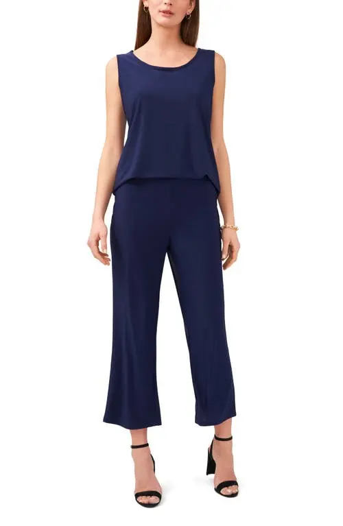 Chaus Wide Leg Crop Pants - Navy 410