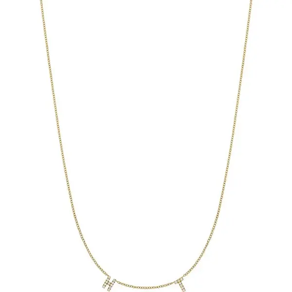 Bony Levy Icon Personalized Diamond Charm Necklace - 18k Yellow Gold - 2 Charms