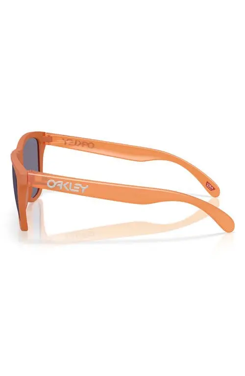 Oakley 55mm Polarized Rectangle Sunglasses - Matte Ginger / Prizm Grey