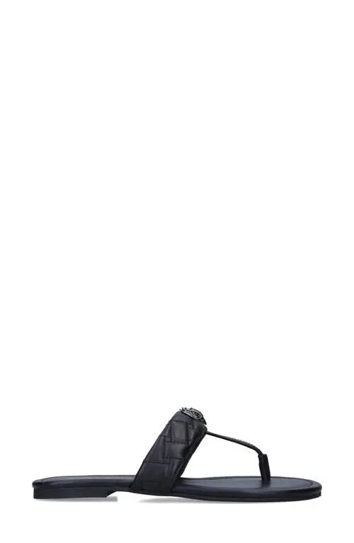 Kurt Geiger Kensington T-strap Sandal - Black