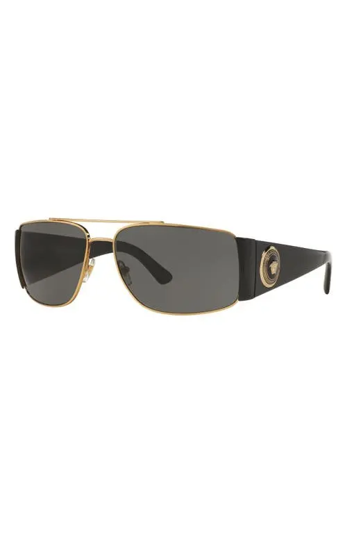 Versace Medusa Medallion 63mm Sunglasses