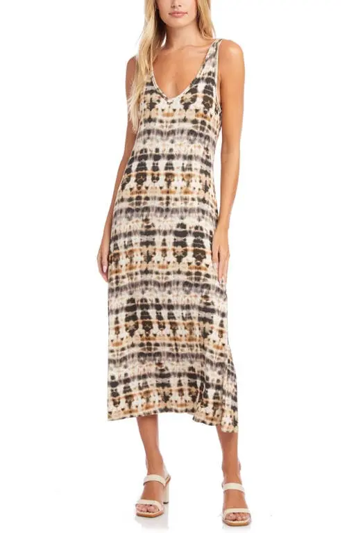 Karen Kane Brigitte Sleeveless Midi Dress - Print