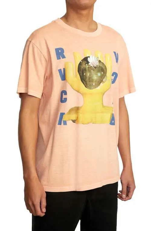 Rvca Lophophora Cotton Graphic Tee