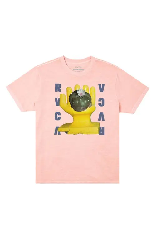 Rvca Lophophora Cotton Graphic Tee
