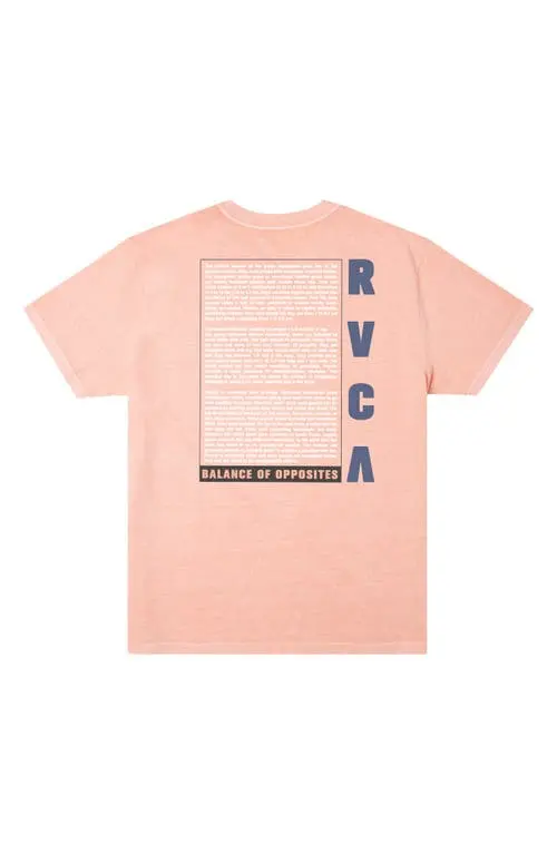 Rvca Lophophora Cotton Graphic Tee