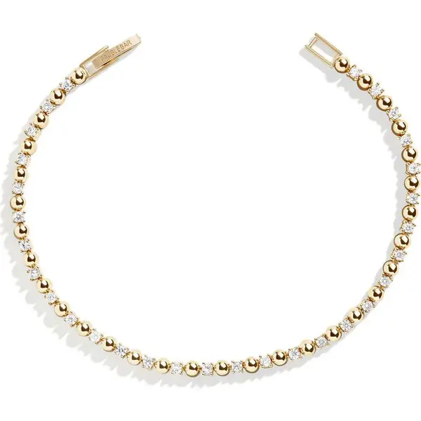 Baublebar Cubic Zirconia Tennis Bracelet - Gold