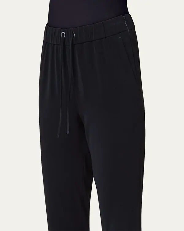 Akris Mike Split-hem Crepe Pants