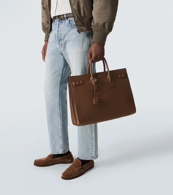 Saint Laurent Sac De Jour Large Tote Bag - Brown