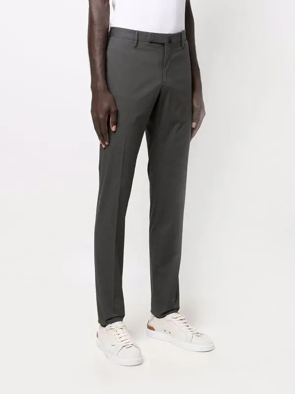 Incotex Certified Summer Poplin Trousers - Grey