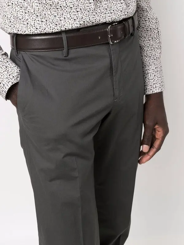 Incotex Certified Summer Poplin Trousers - Grey