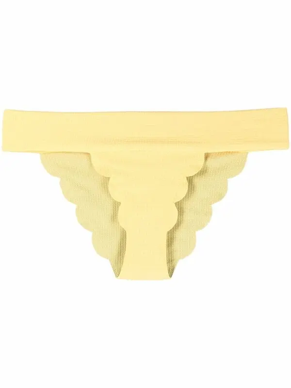 Marysia Scallop-edge Bikini Bottoms
