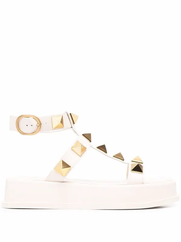 Valentino Garavani Roman Stud Flatform Sandals
