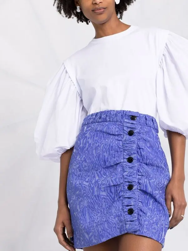 GANNI Asymmetrical Mini Skirt