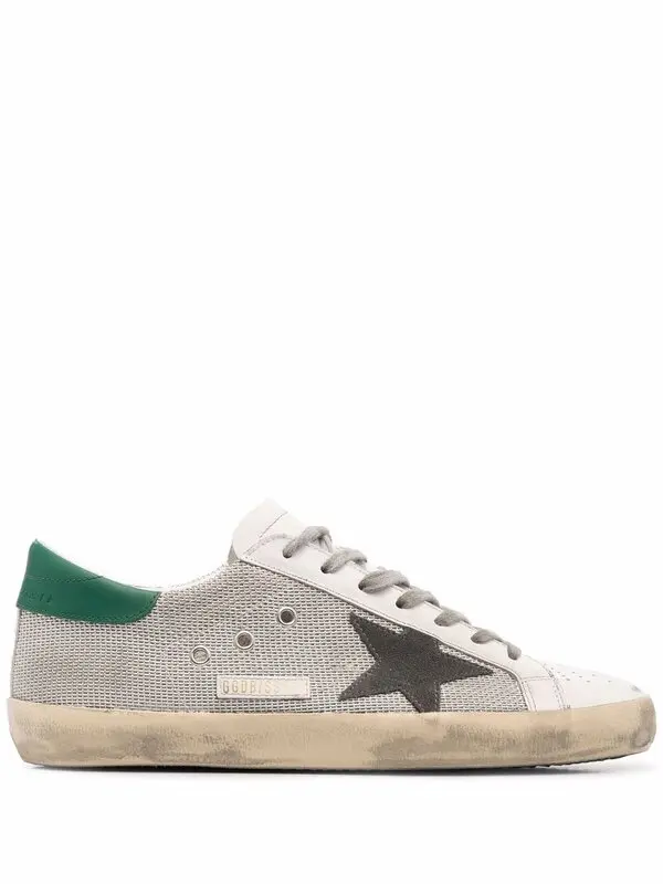 GOLDEN GOOSE Super-star Trainers - White