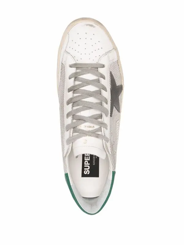 GOLDEN GOOSE Super-star Trainers - White