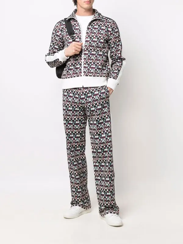 Valentino Garavani Optical-print Track Jacket