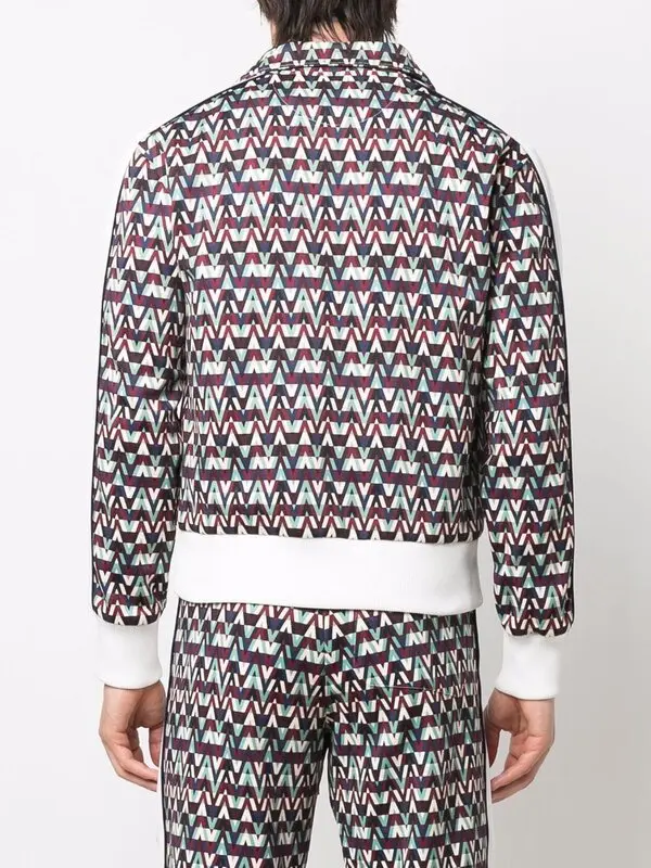 Valentino Garavani Optical-print Track Jacket