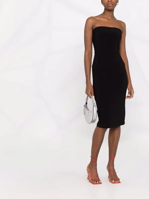 Norma Kamali Mid-length Strapless Dress
