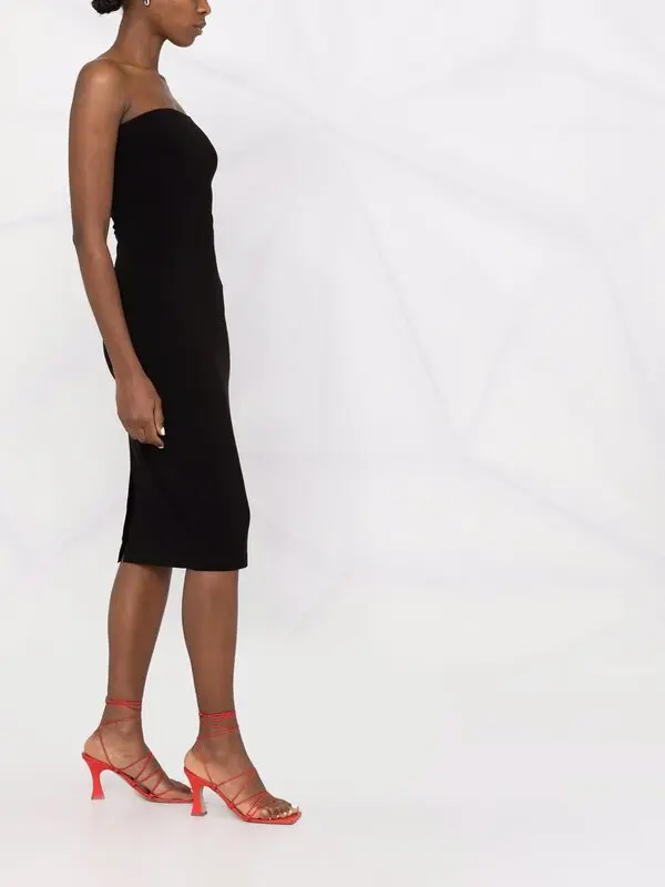 Norma Kamali Mid-length Strapless Dress
