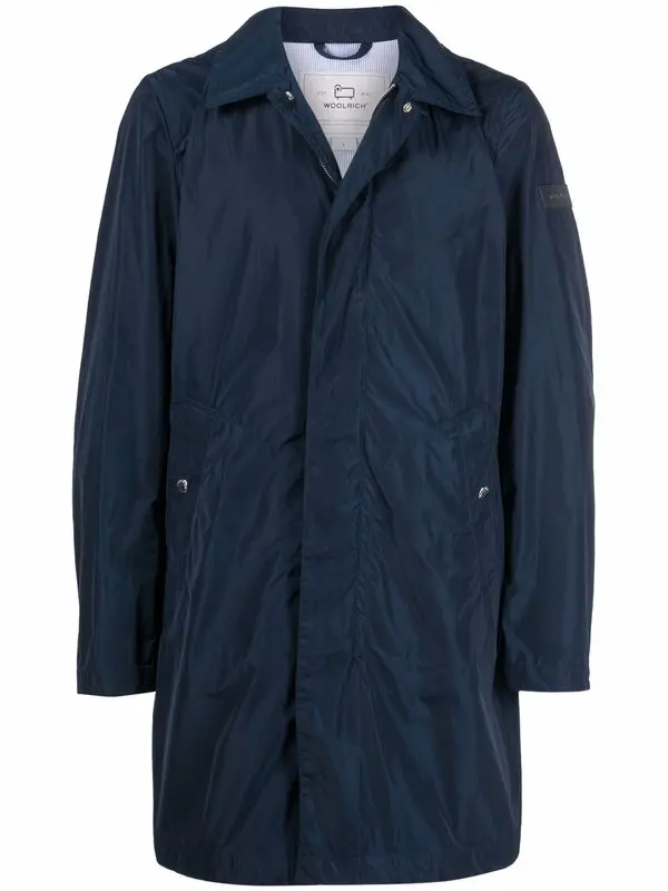 Woolrich City Mid-length Car Coat - Blue